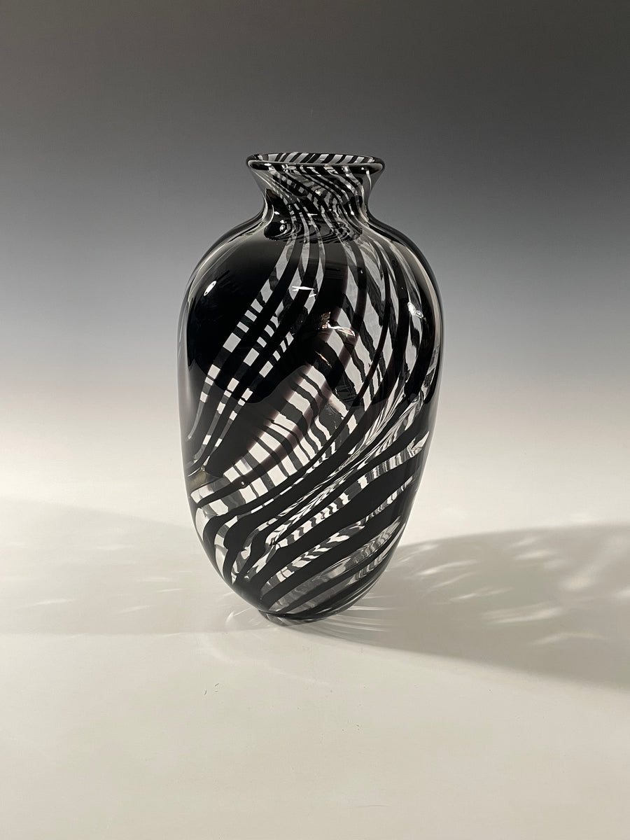 Dark Side Vertigo Vase – John Gibbons Glass