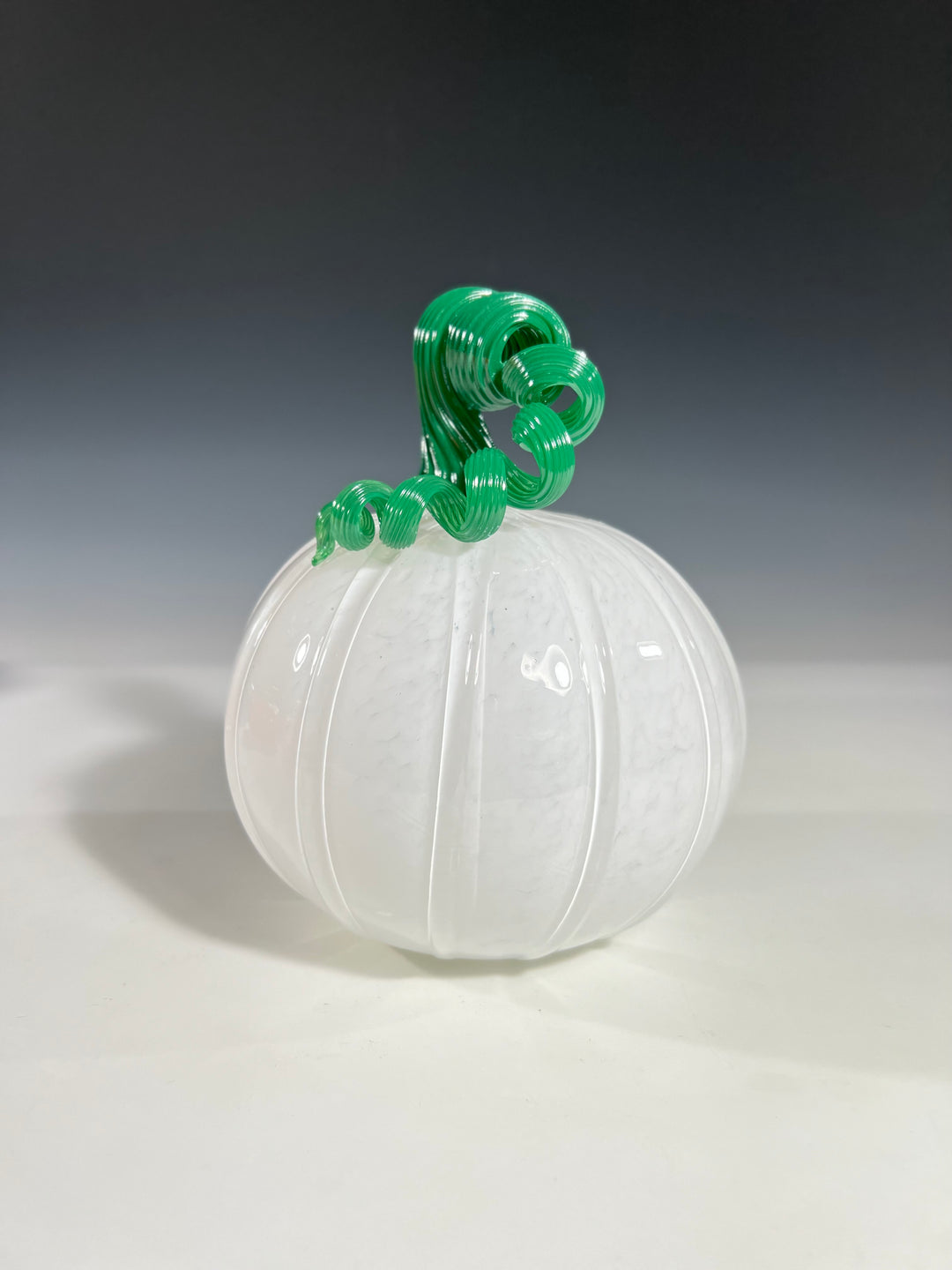 White Glass Pumpkin – John Gibbons Glass
