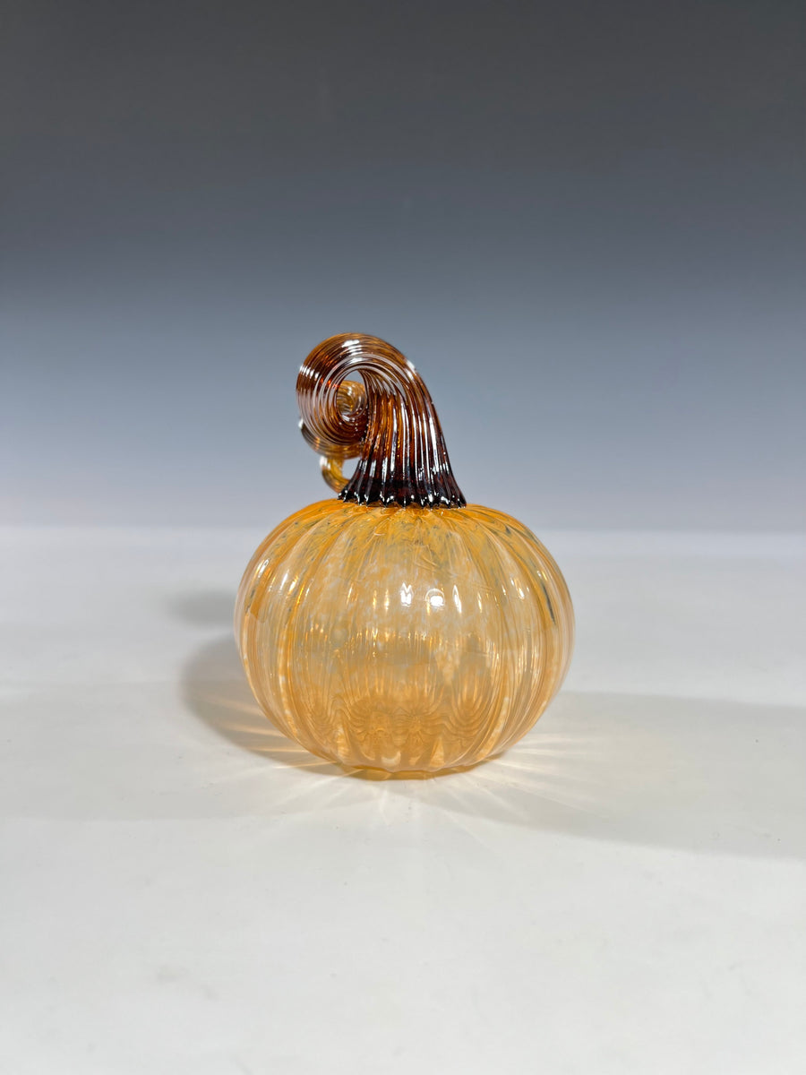 Amber Glass Pumpkin – John Gibbons Glass