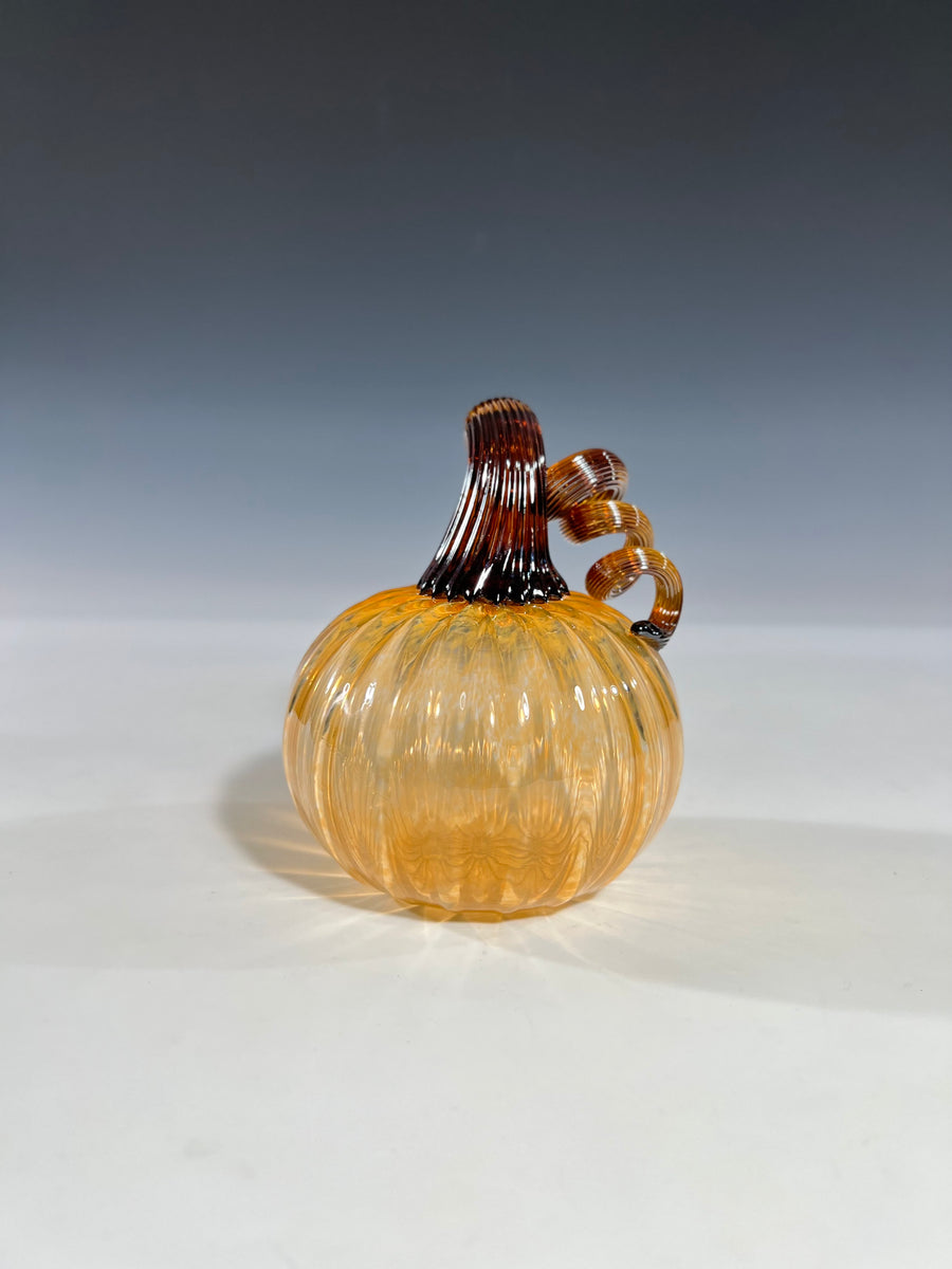 Amber Glass Pumpkin – John Gibbons Glass