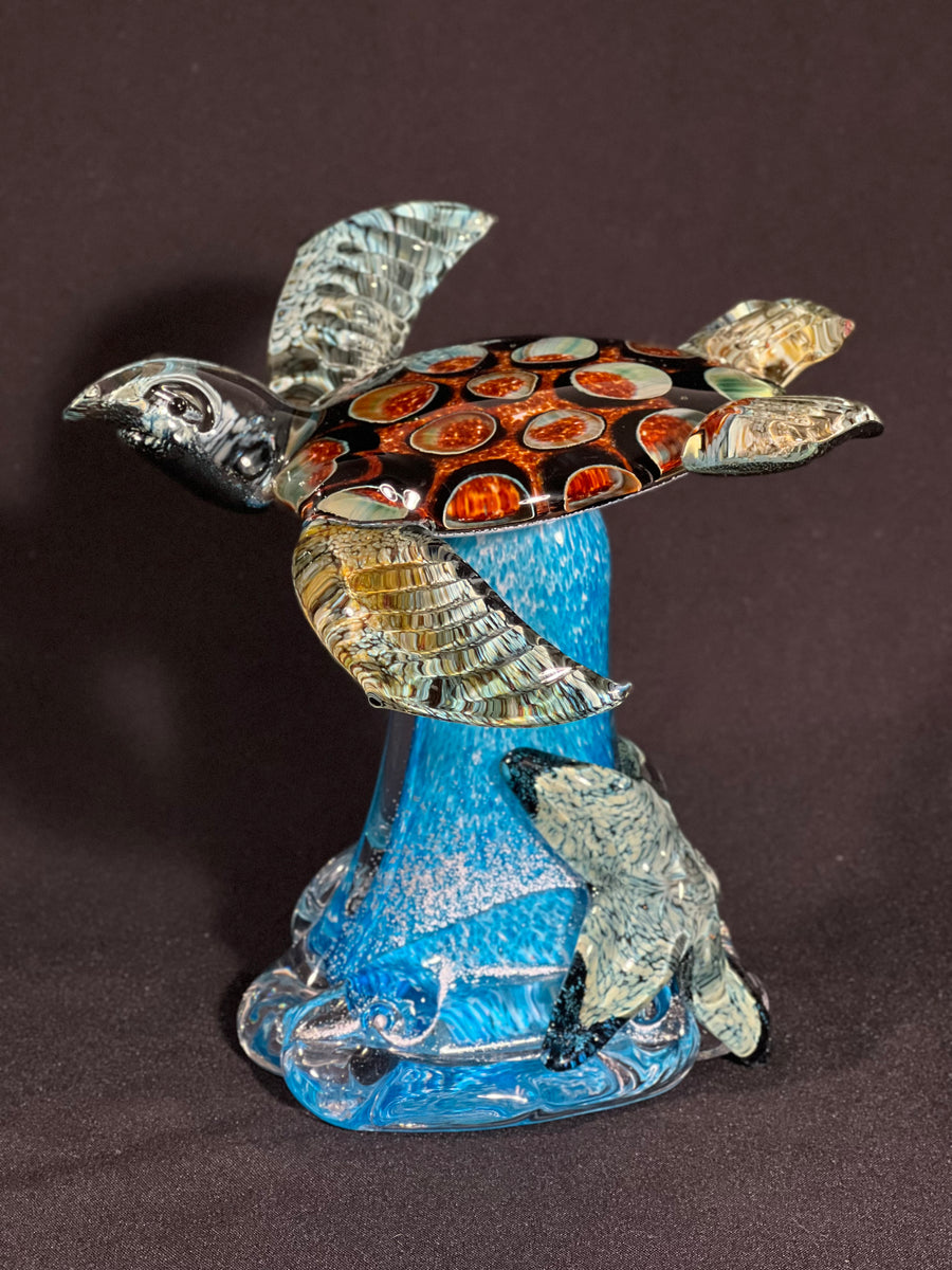 Glass Turtle Sculpture | by Glass Artist John Gibbons – John Gibbons Glass
