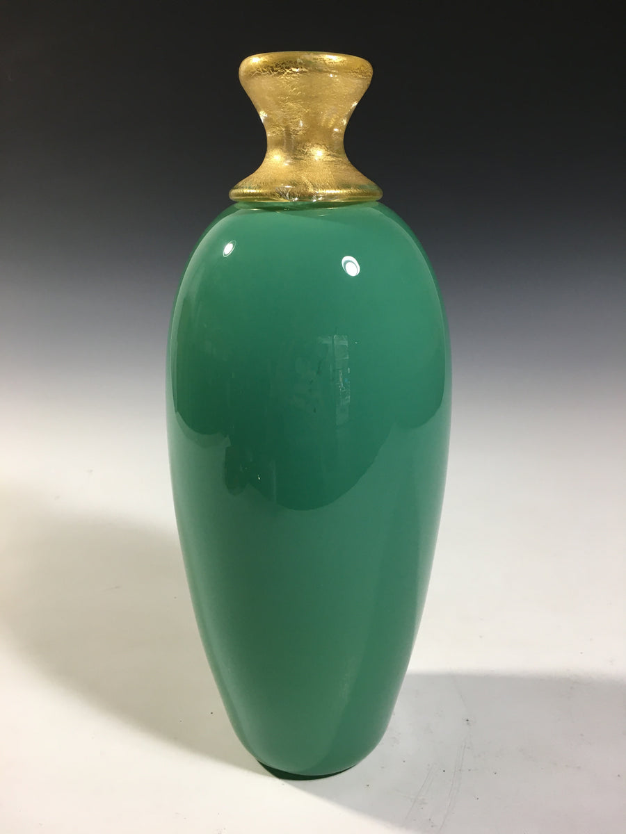 Jade Vase – John Gibbons Glass