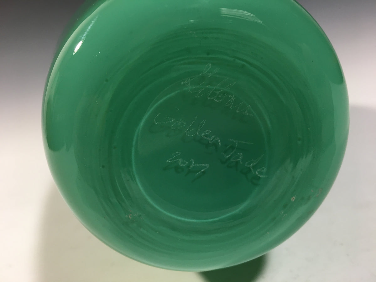 Jade Vase – John Gibbons Glass